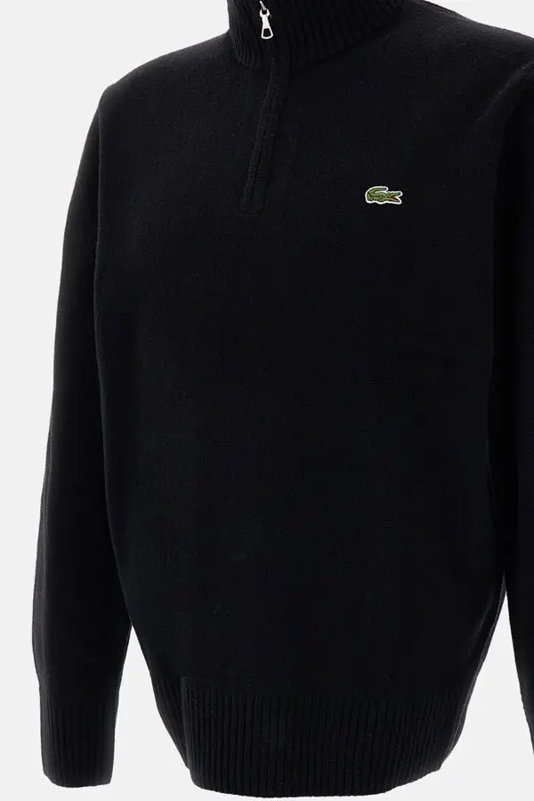 Lacoste Maglione A Collo Alto Con Zip