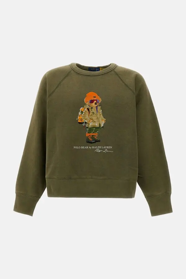 Polo Ralph Lauren Felpa Polo Bear - Verde
