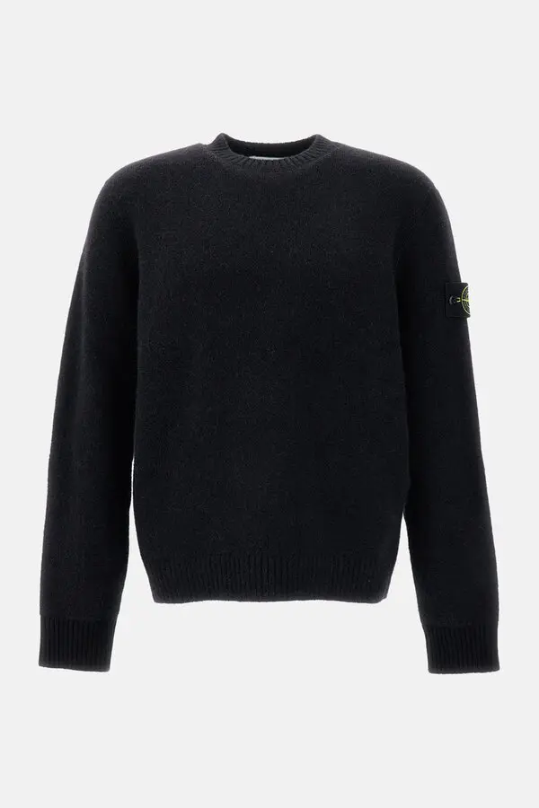 Stone Island Maglione Girocollo - Black