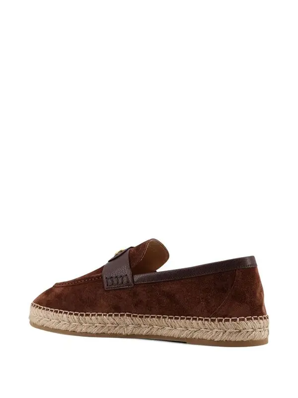Valentino Garavani Vlogo Signature Suede Espadrillas
