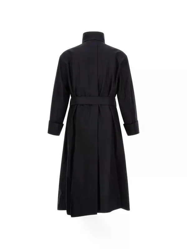 Issey Miyake Shell Asymmetrical Trench Coat