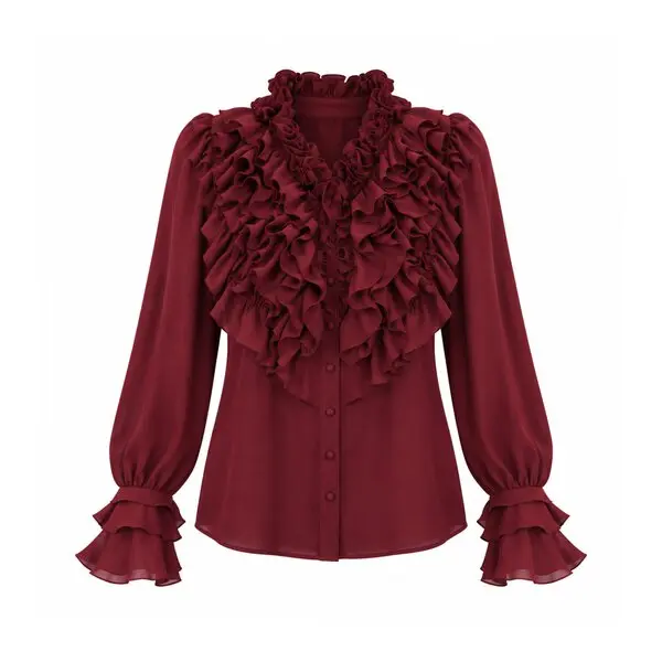 34B Felise Ruffle Blouse- Fall Collection