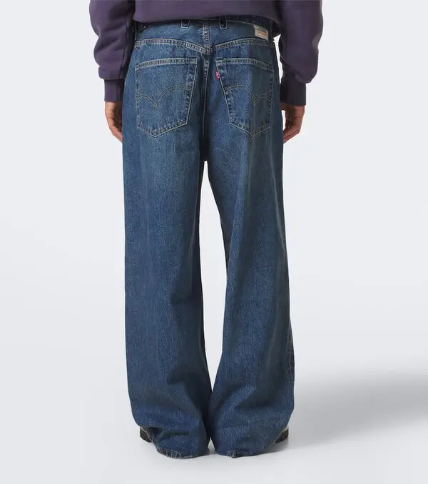 Sacai X Levi's® Belted Wide-leg Jeans