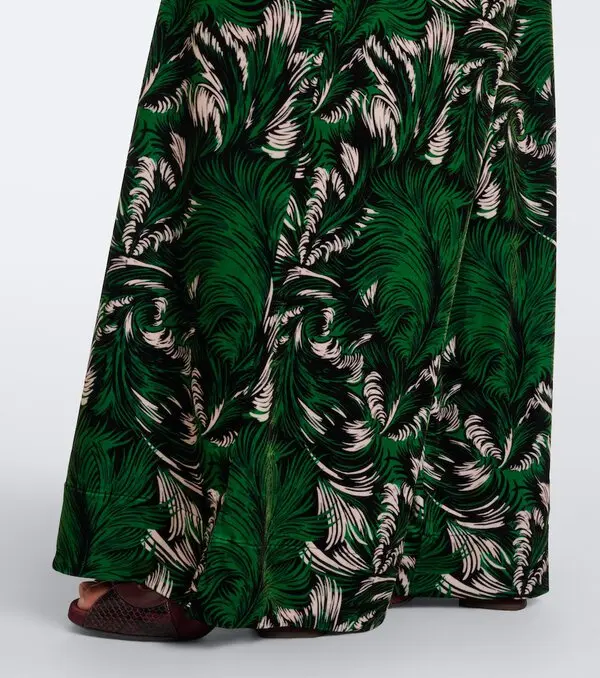 La DoubleJ Printed Jersey Palazzo Pants