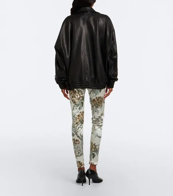 Acne Studios Floral Jersey Slim Pants
