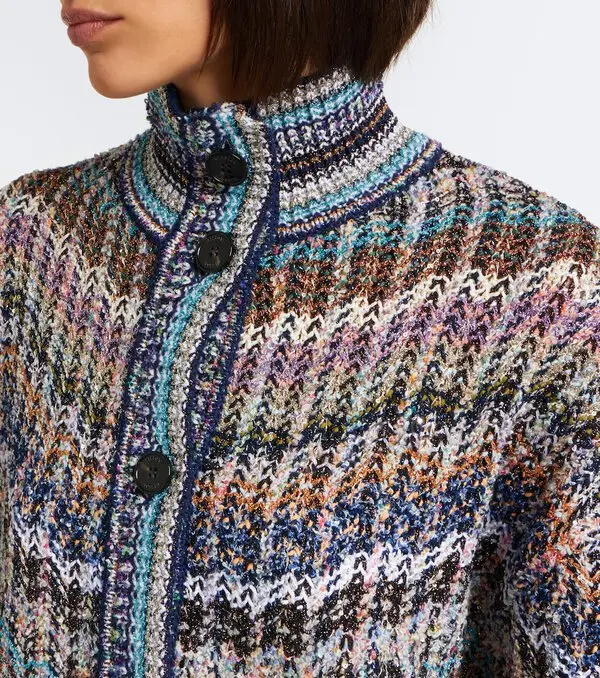 Missoni Zigzag Cotton And Wool-blend Cardigan
