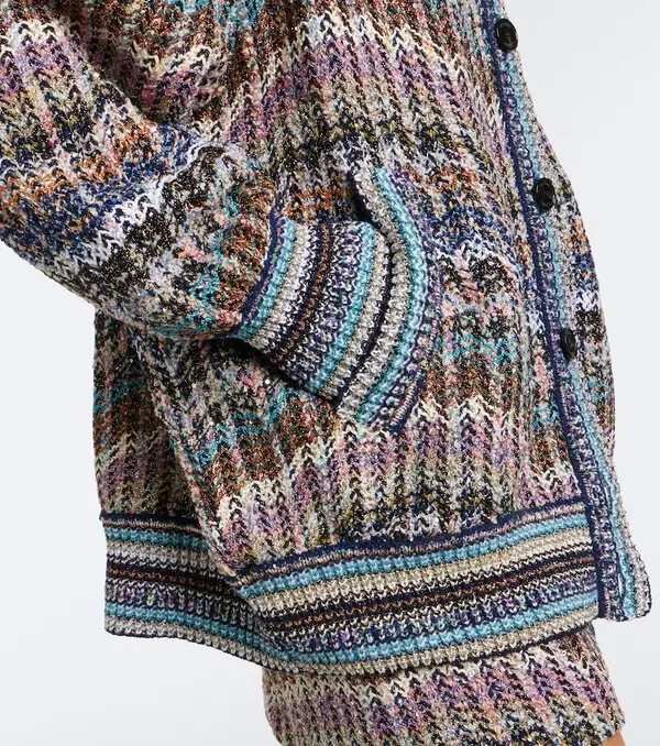 Missoni Zigzag Cotton And Wool-blend Cardigan