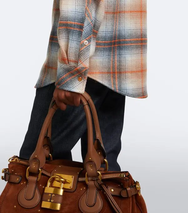 GOD'S TRUE CASHMERE Ironwood Plaid Cashmere Shirt With Carnelians - Multicoloured