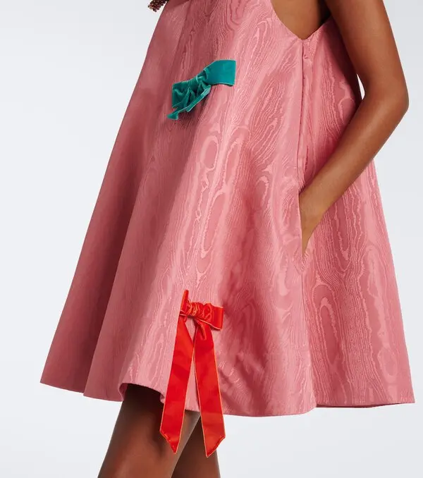 ALEMAIS Alémais Valentina Embellished Moiré Minidress