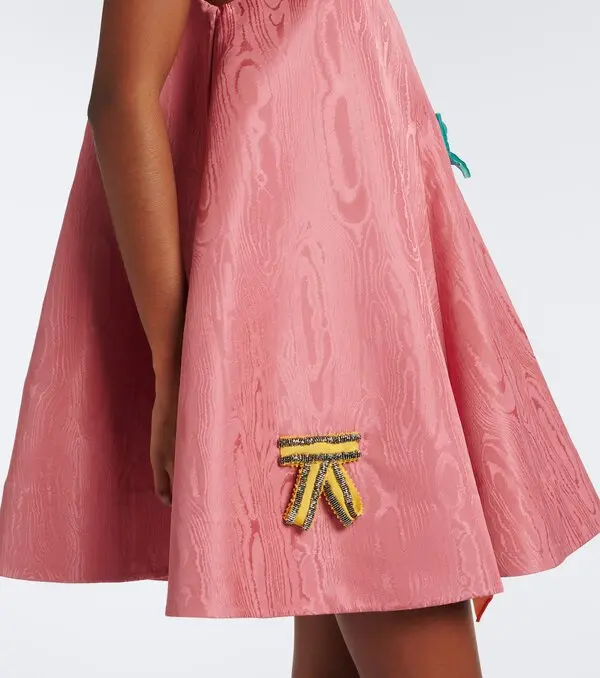 ALEMAIS Alémais Valentina Embellished Moiré Minidress