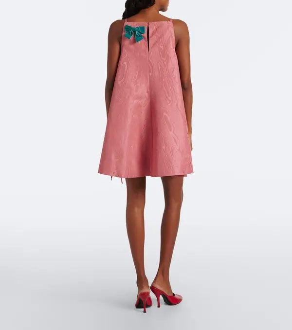 ALEMAIS Alémais Valentina Embellished Moiré Minidress