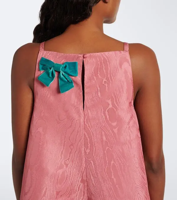 ALEMAIS Alémais Valentina Embellished Moiré Minidress