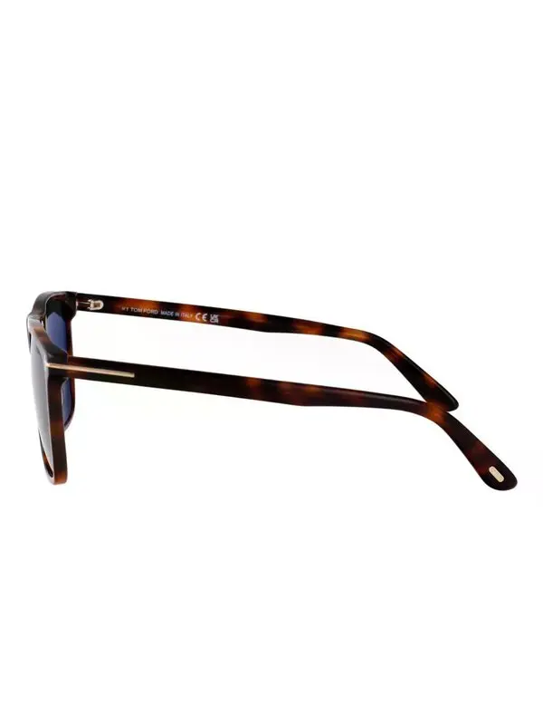 TOM FORD Tortoiseshell Square-frame Sunglasses