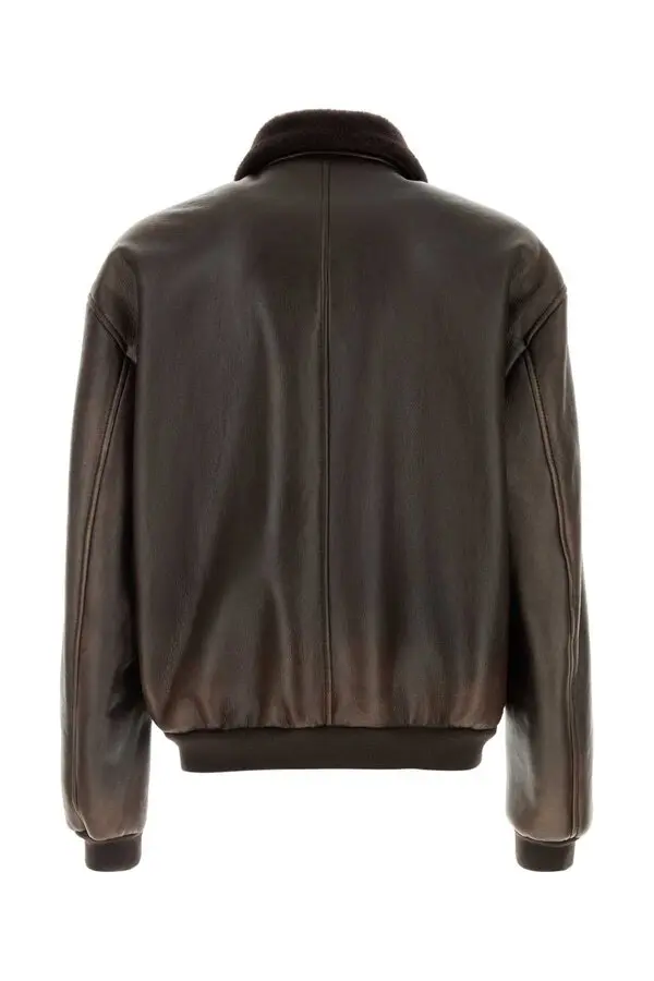 Prada Dark Shearling Jacket