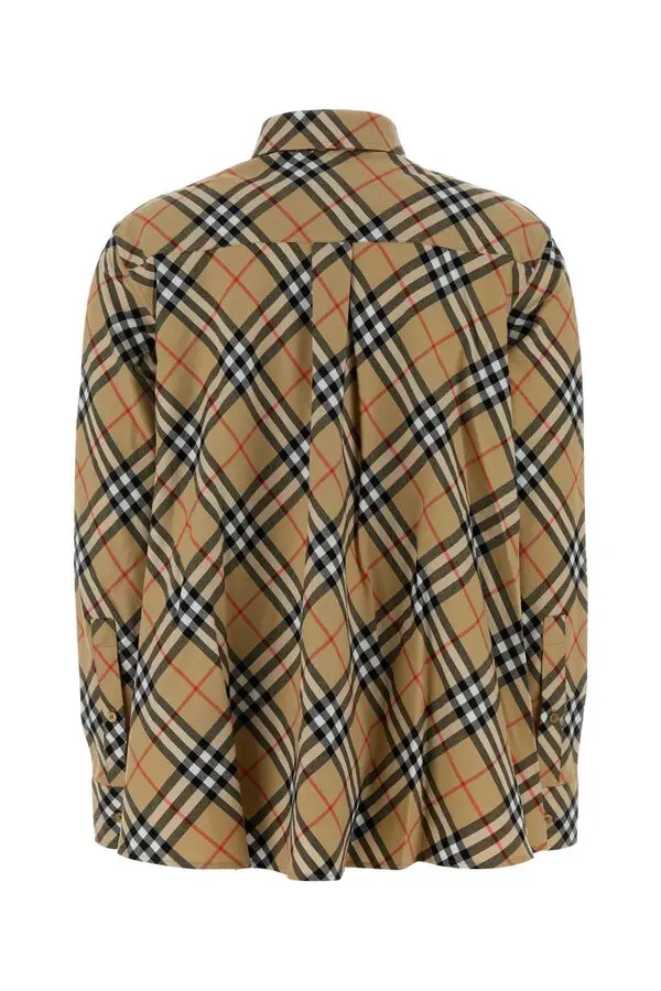 Burberry Embroidered Cotton Shirt