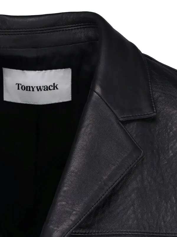 TONYWACK Lambskin Button Jacket