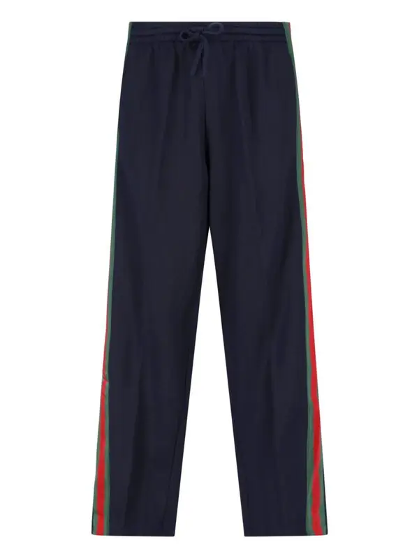 Gucci Sweatpants In Silk - Blue