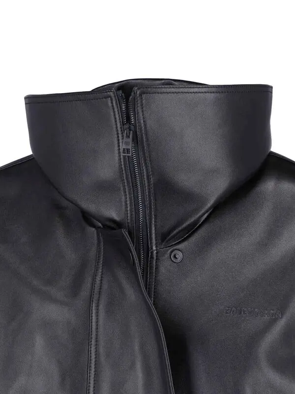 Balenciaga Giacca Bomber A Collo Alto