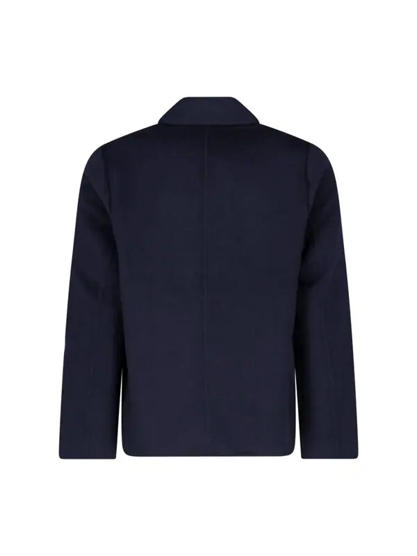Paul Smith Jacket With Buttons In Wool Blend