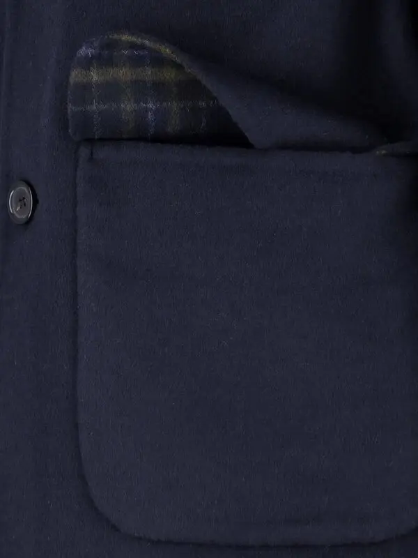 Paul Smith Jacket With Buttons In Wool Blend