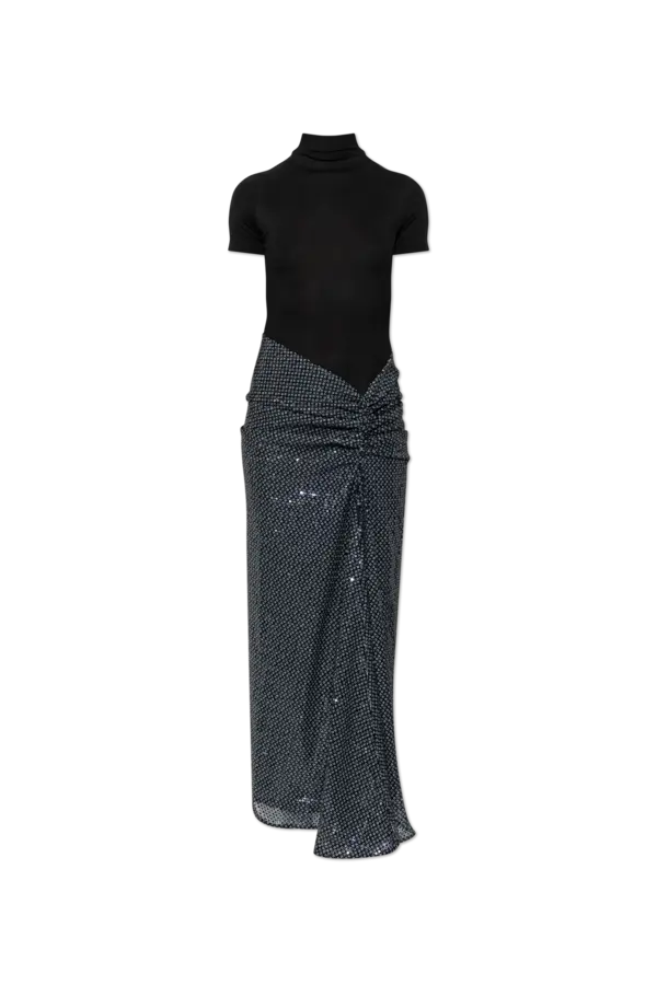 Christopher Esber Dress With A Sequin Hem - Black