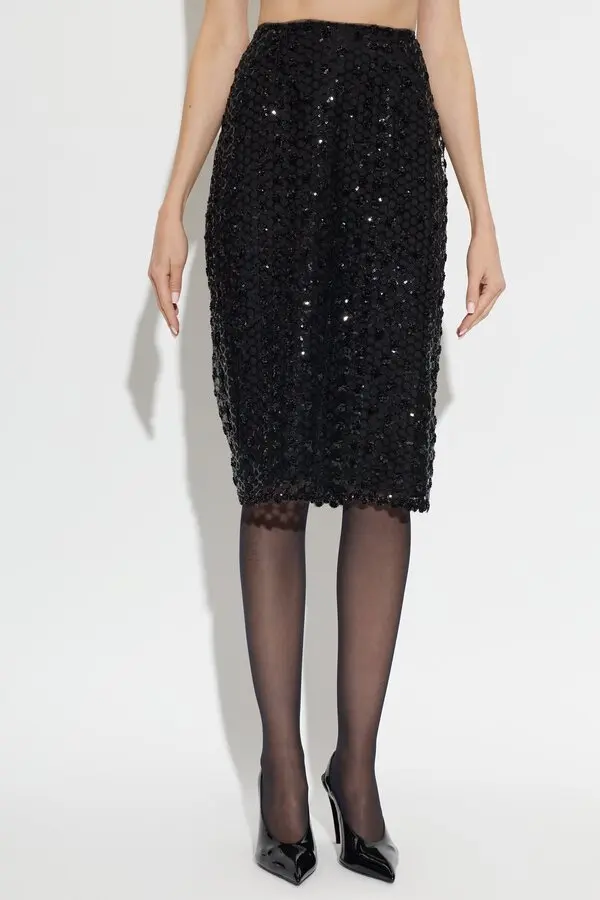 ROTATE BY BIRGER CHRISTENSEN Sequin Skirt