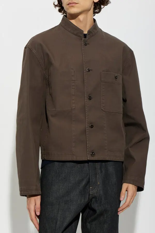 LEMAIRE Cotton Jacket With Stand-up Collar
