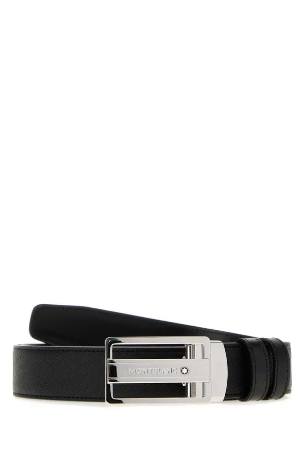 Montblanc Leather Belt - Black