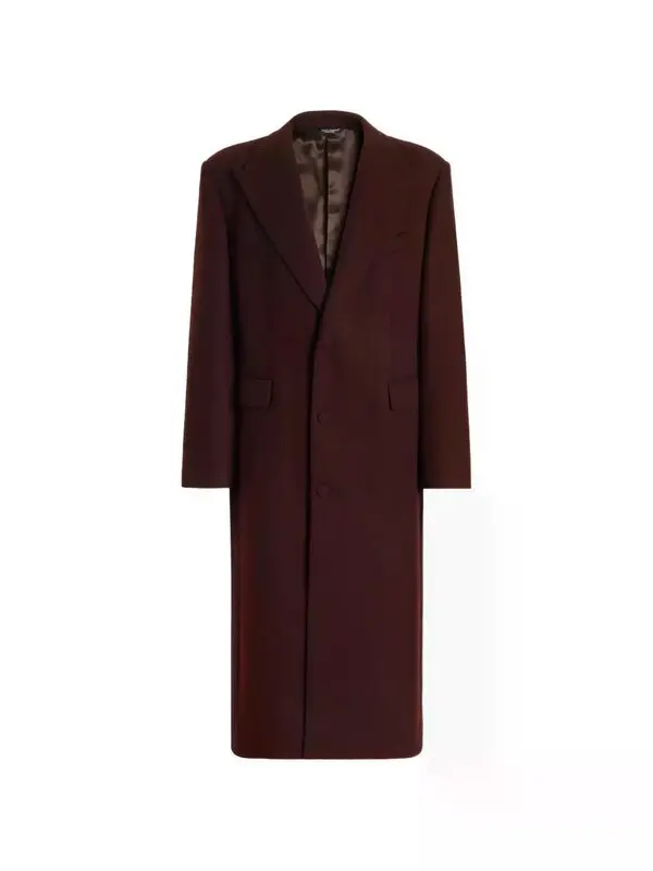 Dolce & Gabbana Single-breasted Virgin-wool-blend Coat