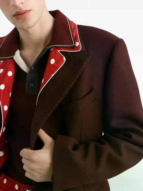Dolce & Gabbana Single-breasted Virgin-wool-blend Coat