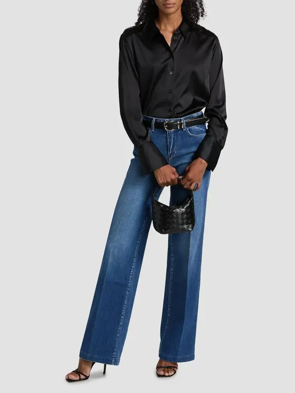 L'Agence Clayton High-rise Wide Jeans