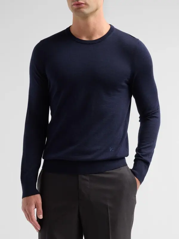 Isaia Filo Corallo Wool Sweater