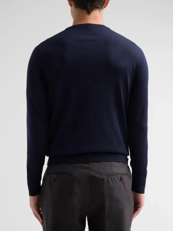 Isaia Filo Corallo Wool Sweater