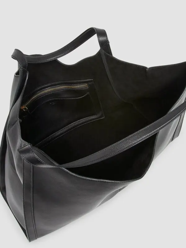 Balmain Tassel Large Leather Hobo Bag