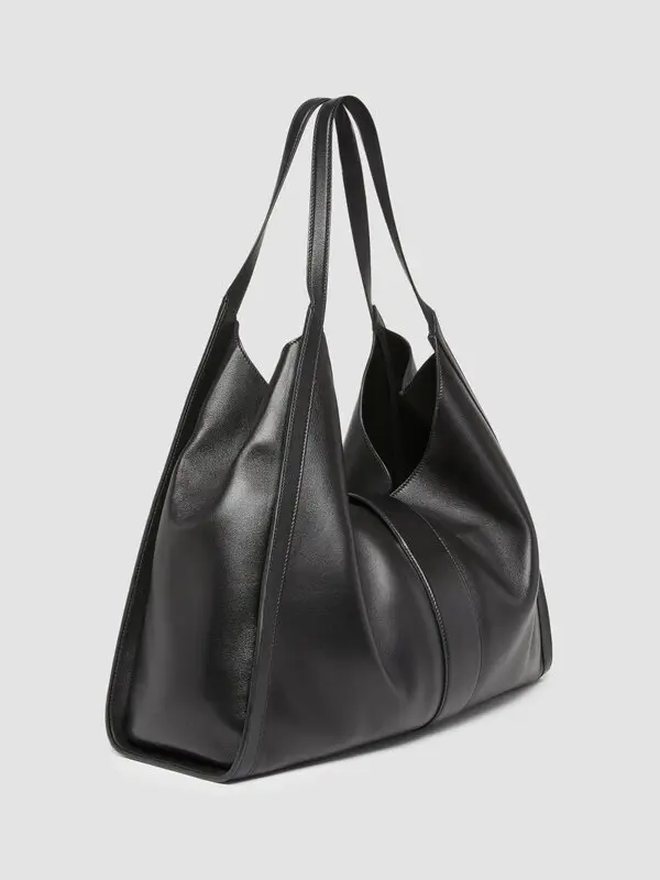 Balmain Tassel Large Leather Hobo Bag