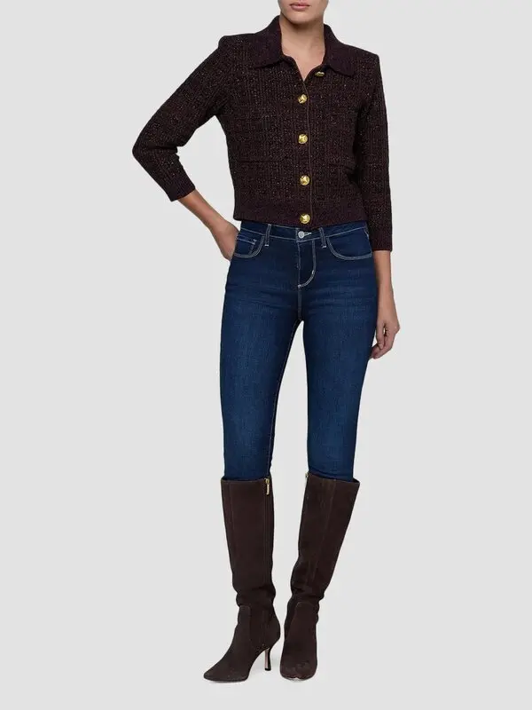 L'Agence Morrigan Tweed Stitch Cardigan