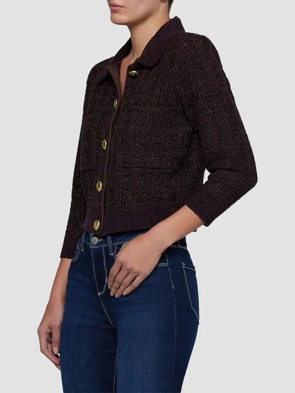 L'Agence Morrigan Tweed Stitch Cardigan