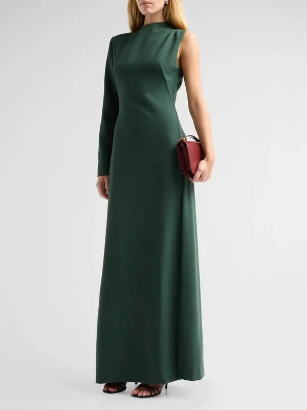 Black Halo Kali One-sleeve Maxi Dress