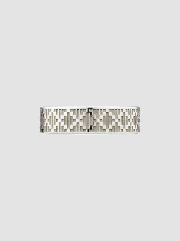 Gucci Diamante Sterling Band Ring