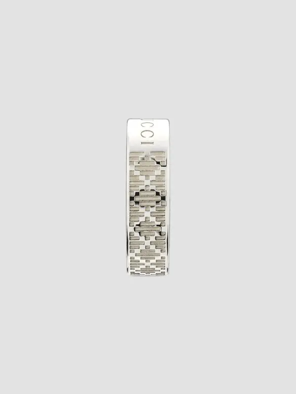 Gucci Diamante Sterling Band Ring
