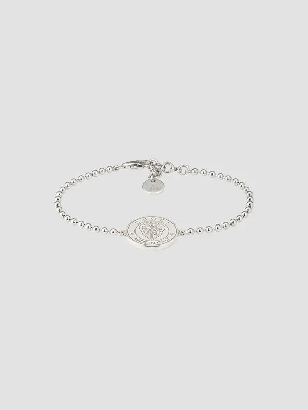 Gucci Crest Sterling Boule Bracelet