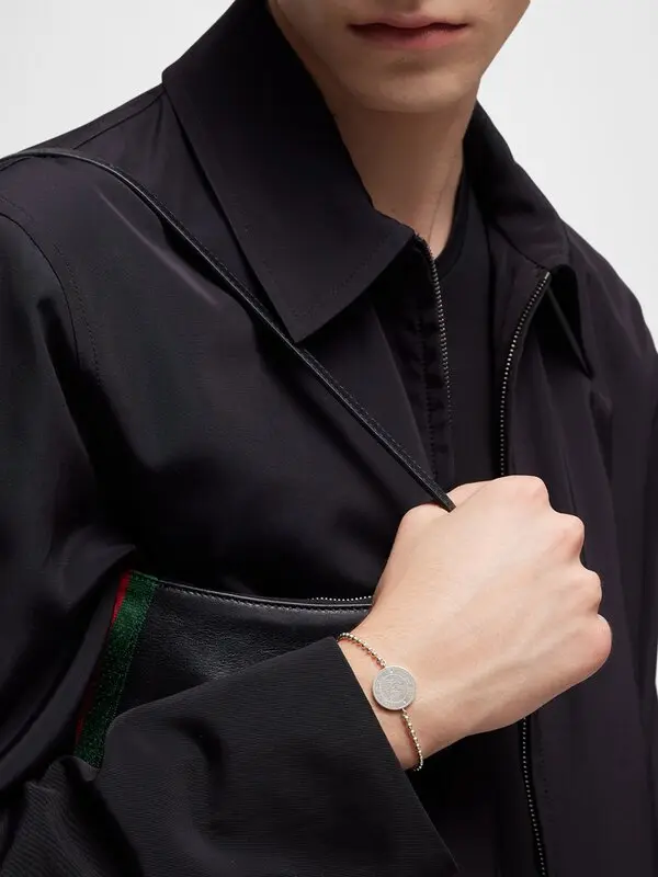 Gucci Crest Sterling Boule Bracelet