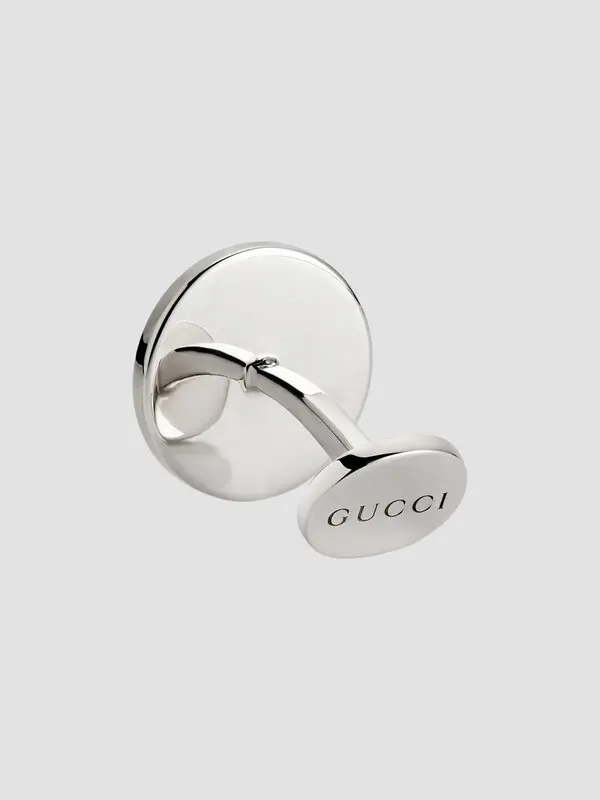 Gucci Crest Round Cufflinks
