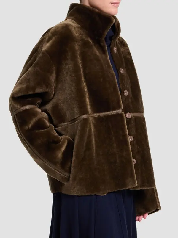 TWP Big Sky Reversible Leather-shearling Jacket