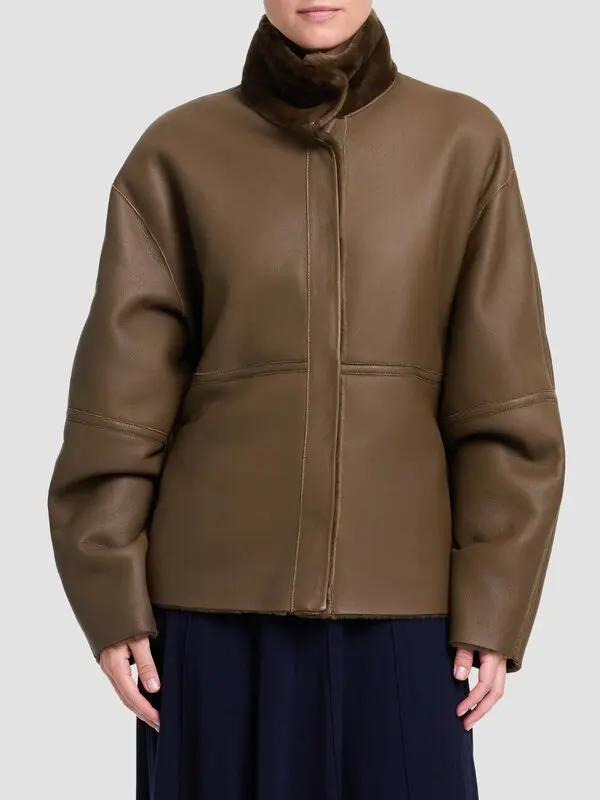 TWP Big Sky Reversible Leather-shearling Jacket