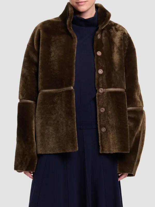 TWP Big Sky Reversible Leather-shearling Jacket
