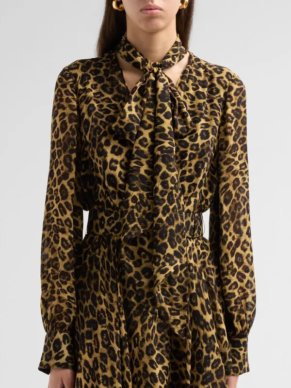 TOCCIN Jane Printed Midi Dress