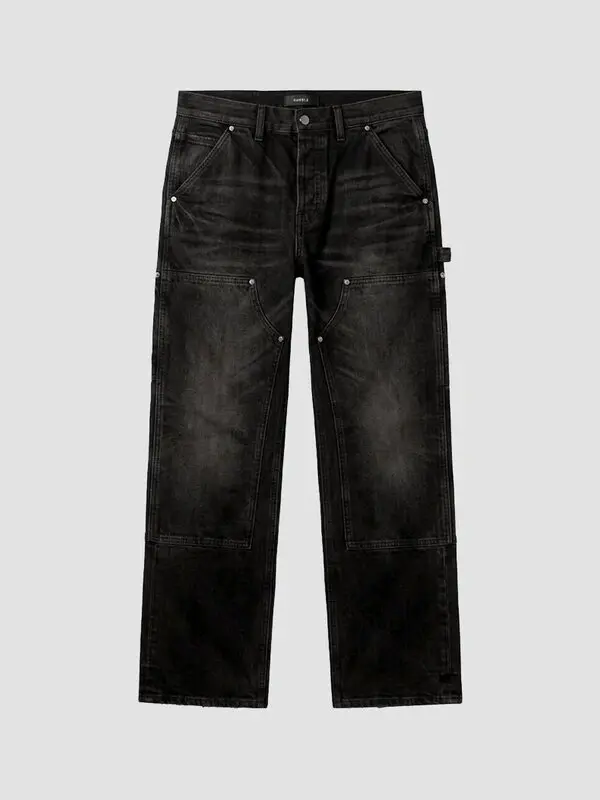 PURPLE BRAND Flocked Carpenter Jeans - Navy