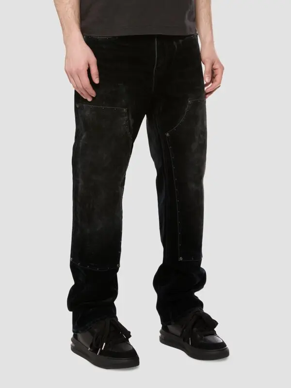 PURPLE BRAND Flocked Carpenter Jeans