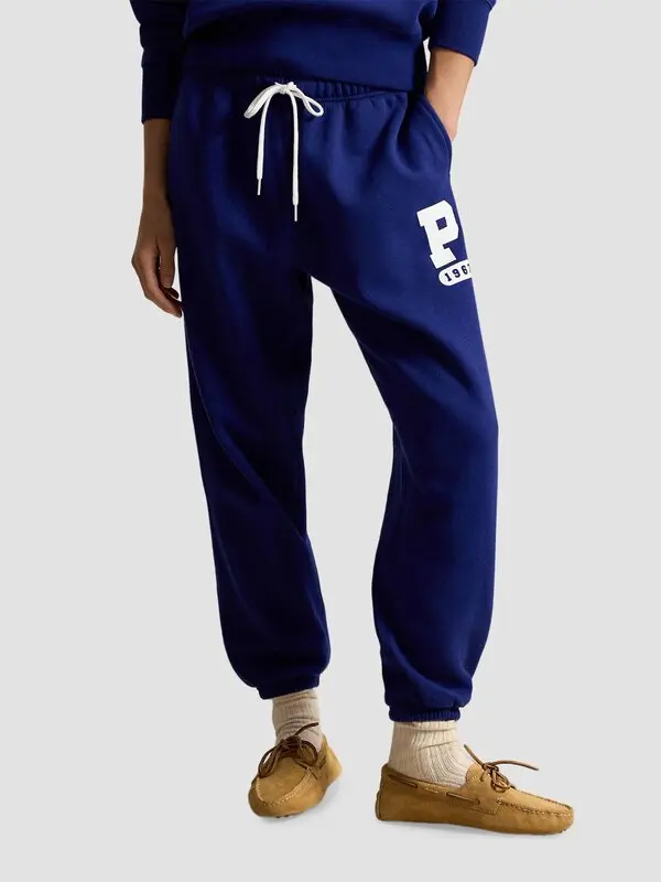 Polo Ralph Lauren Vintage Logo Fleece Jogger Pants - Fall Royal